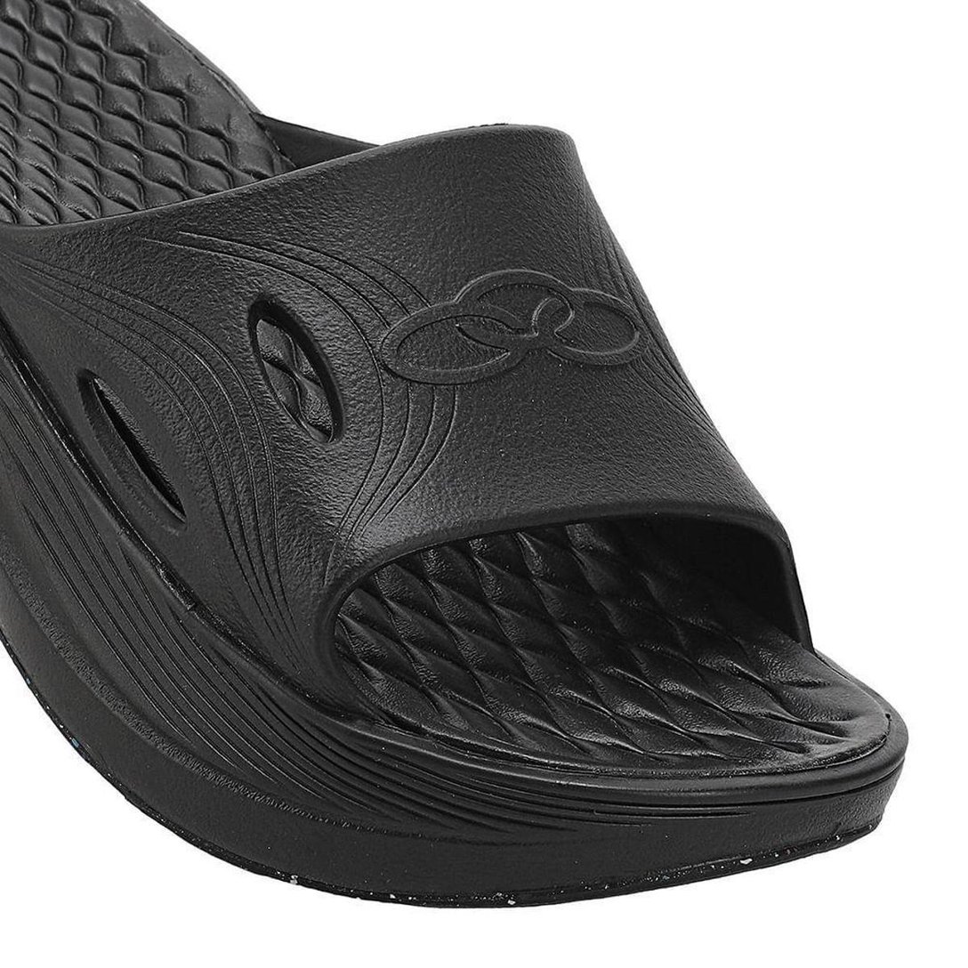 Chinelo Olympikus Pós Corre Preto - Preto | Netshoes