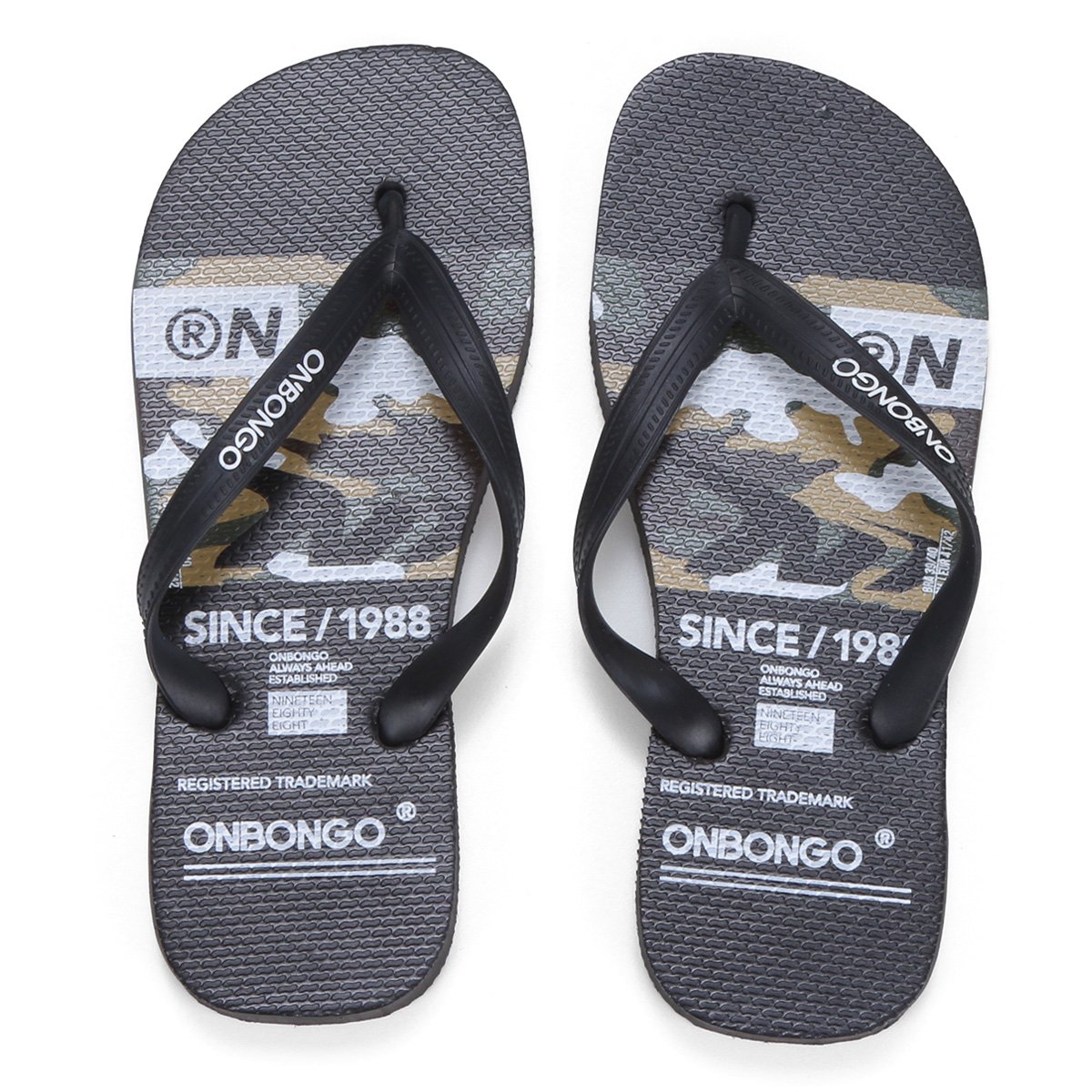 Chinelo Onbongo 1988 Masculino - Preto | Netshoes