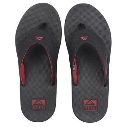 Chinelo Reef Mick Fanning Black Red - Preto | Netshoes