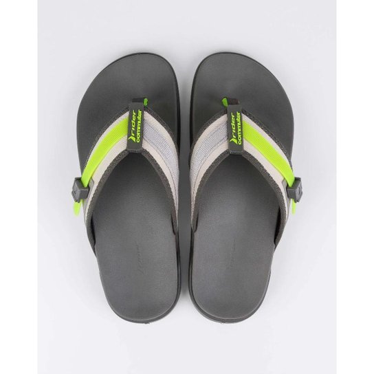 Chinelo Rider Strap Commuter Pack Masculino - Cinza | Netshoes