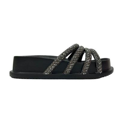 CHINELO SANTINELLI PAPETE REF: 1550022 FEMININO - Preto | Netshoes