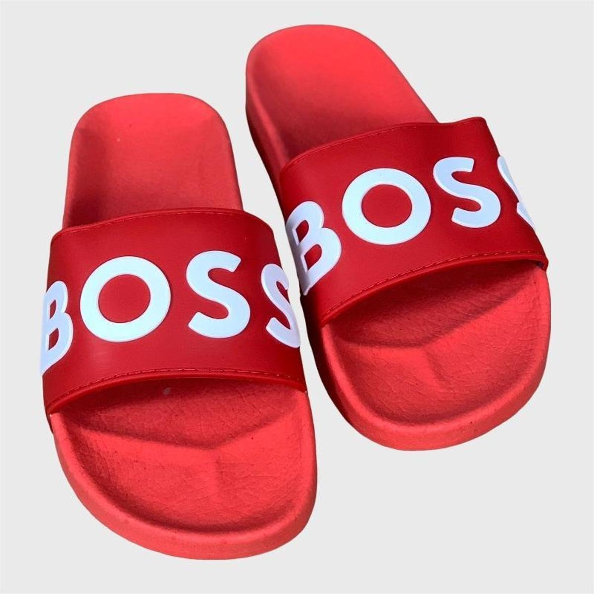 Chinelo Slide Boss Bay Masculino - Vermelho | Netshoes