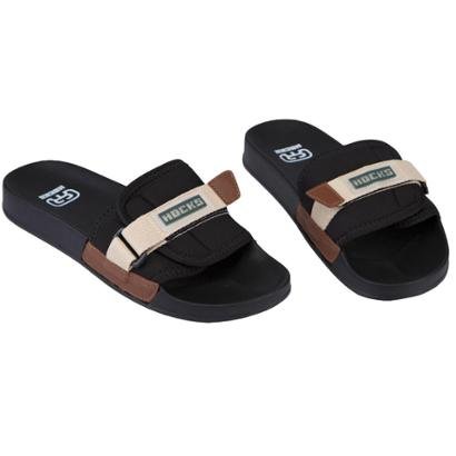 Chinelo Slide Hocks Bravo Buck - / Marrom - Preto | Netshoes
