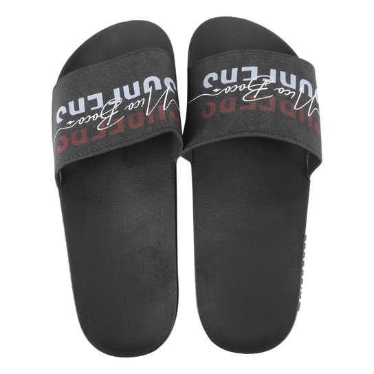 Chinelo Slide Nicoboco PVC Masculino - Preto | Netshoes