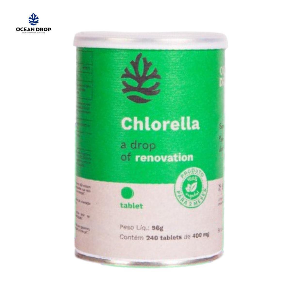 Chlorella 400mg 240 Tabletes Ocean Drop - undefined | Netshoes