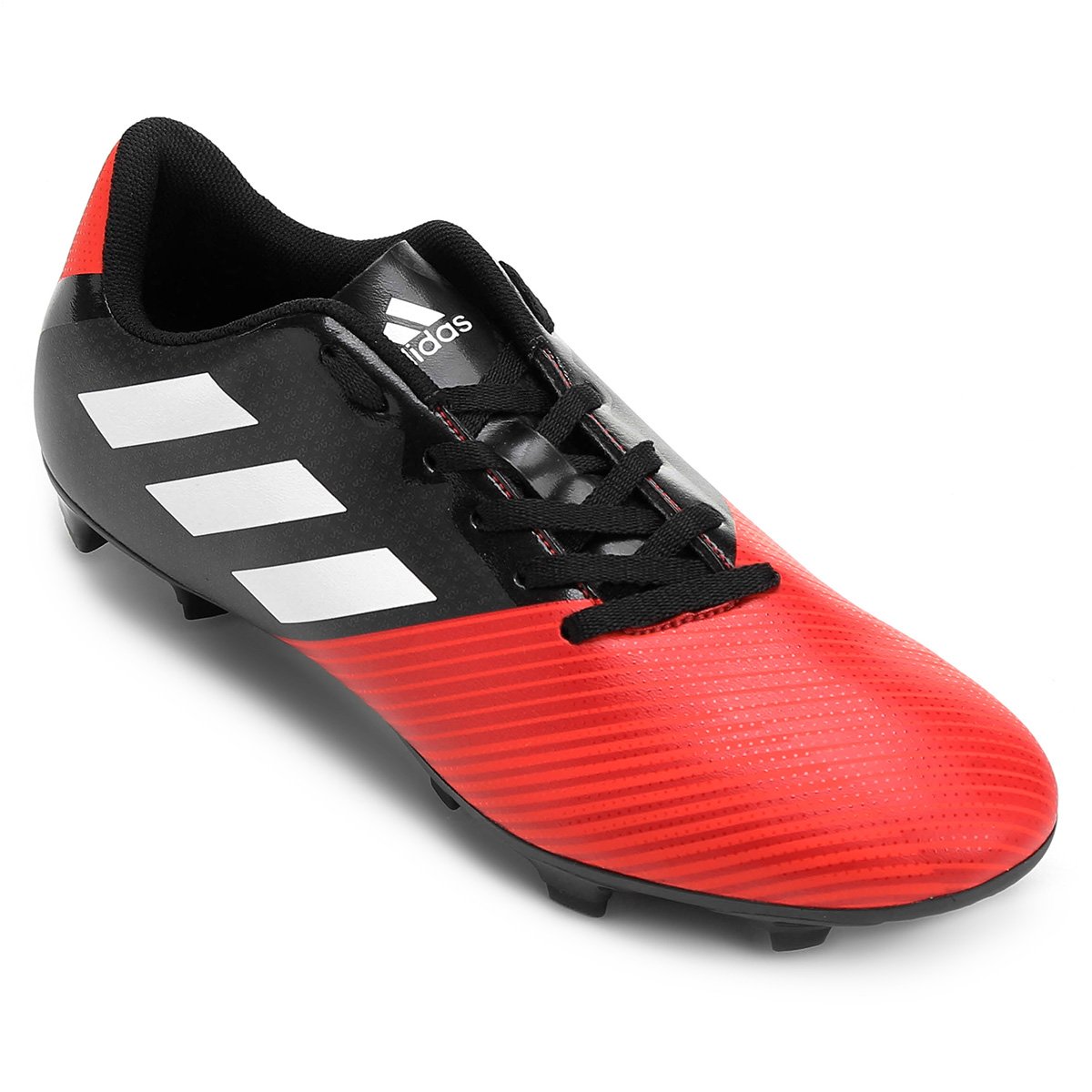 Chuteira Campo Adidas Artilheira 17 FG Masculina - Preto e Vermelho ...
