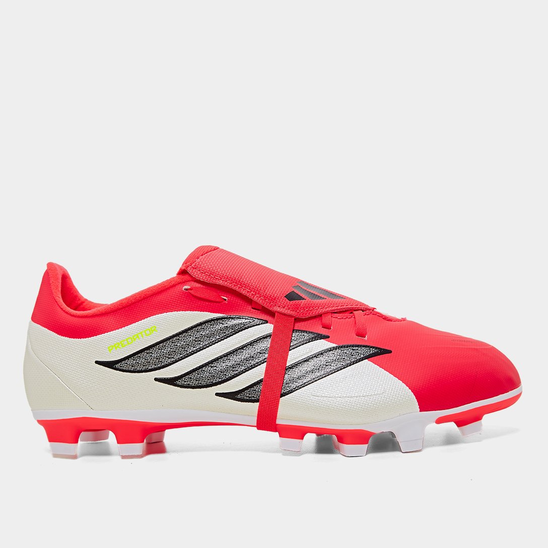 Chuteira Campo Adidas Predator Club LIN Unissex - Preto | Netshoes
