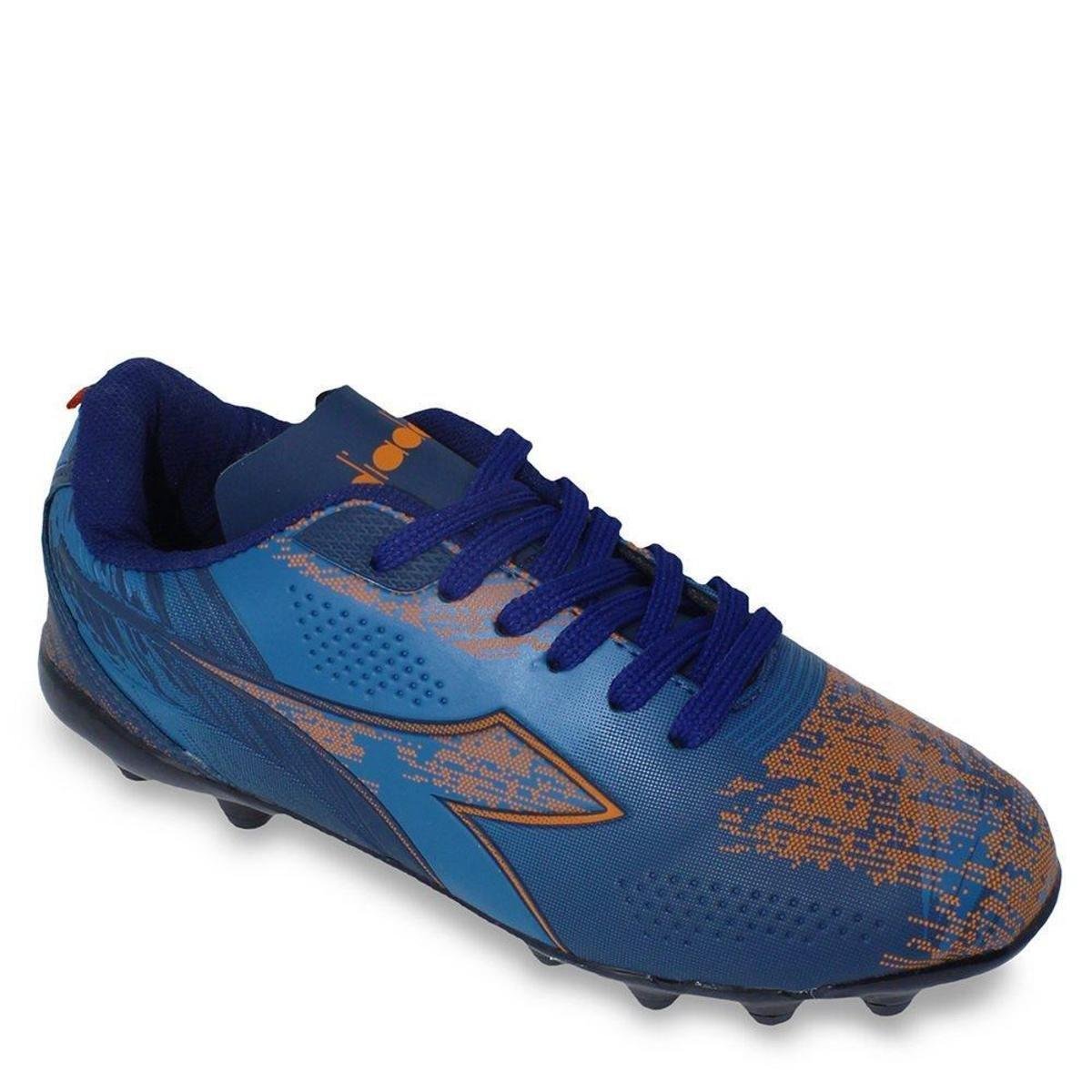 Chuteira Campo Diadora Agilita Infantil - Marinho | Netshoes