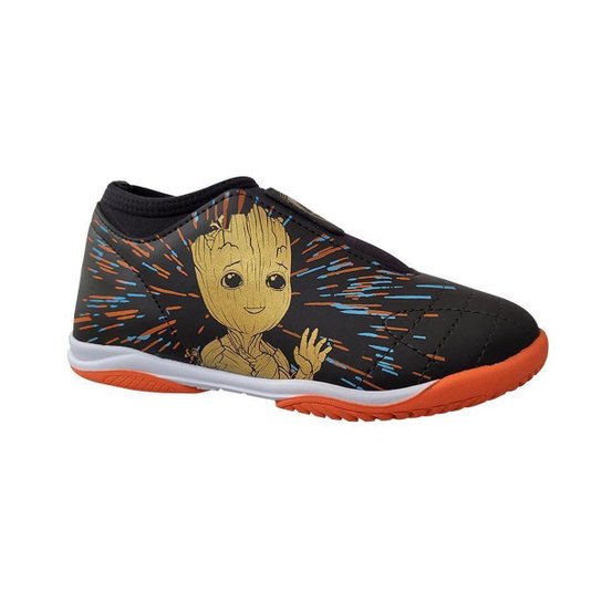 Chuteira Futsal Indoor Infantil Dray Groot 4401 - Preto+Dourado | Netshoes