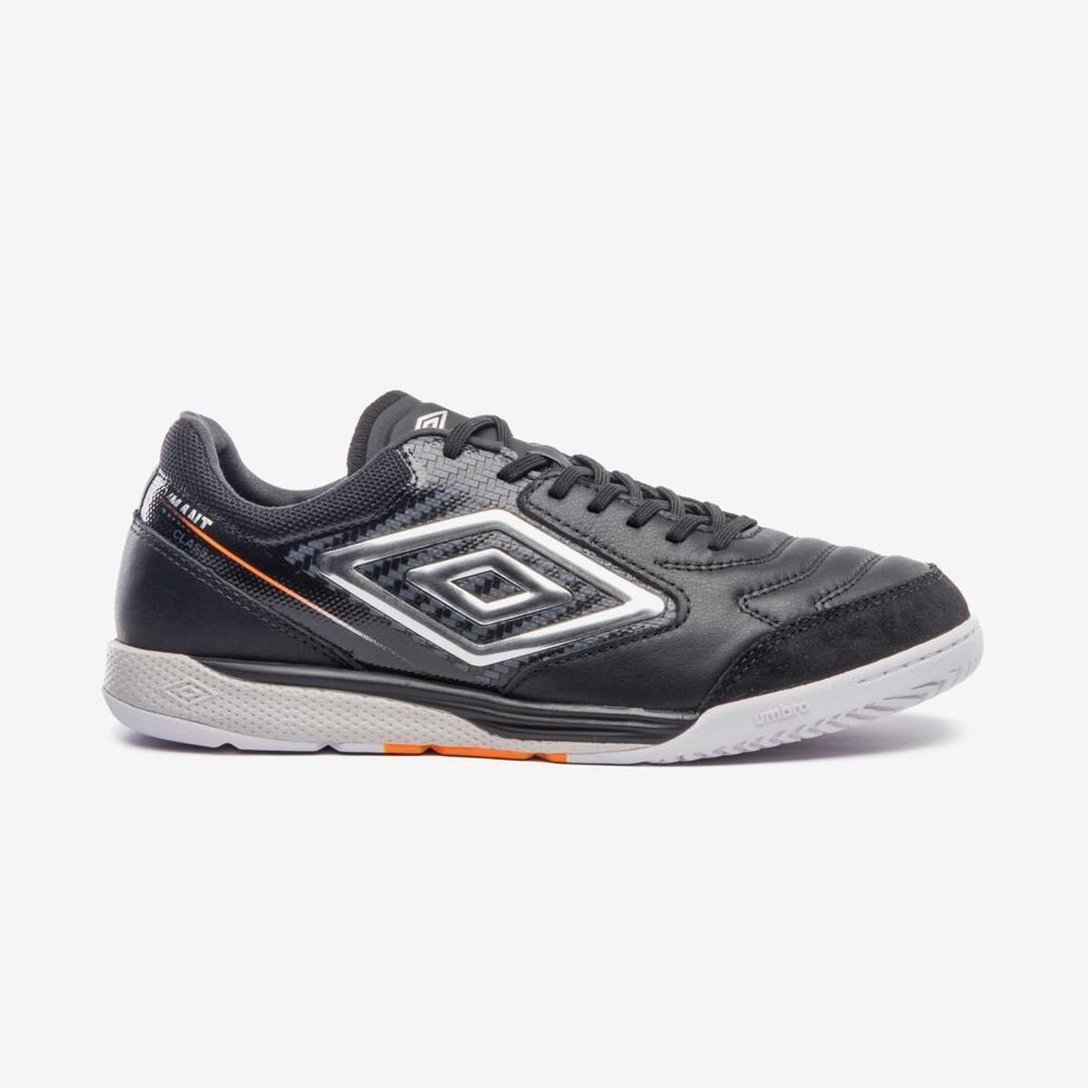 Chuteira Futsal Umbro Adamant Master Class Pro Bump - Preto | Netshoes