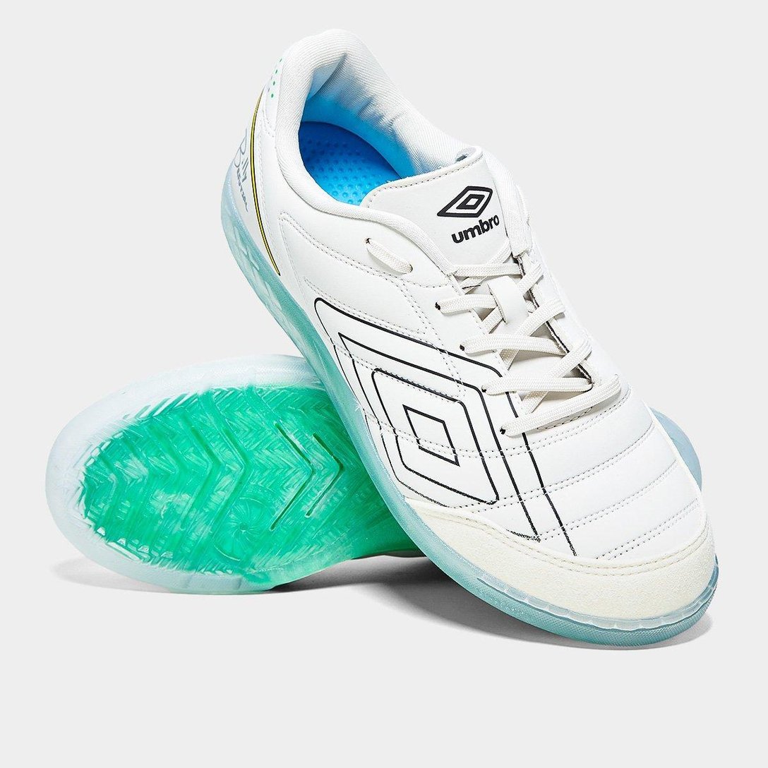 Chuteira Futsal Umbro BR Futsal Unissex - Branco | Netshoes