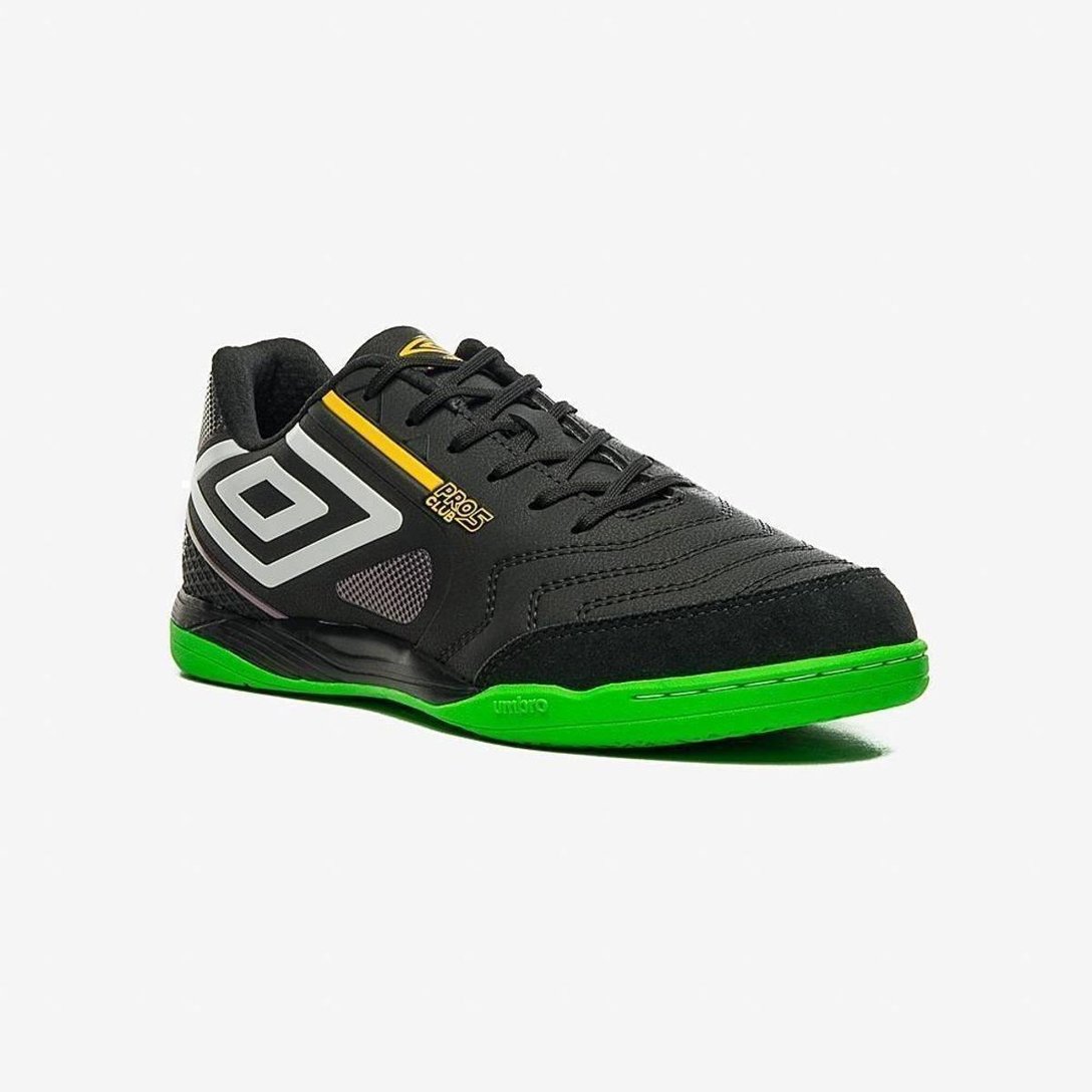 Chuteira Futsal Umbro Pro 5 Bump Club Brfutsal - Preto | Netshoes