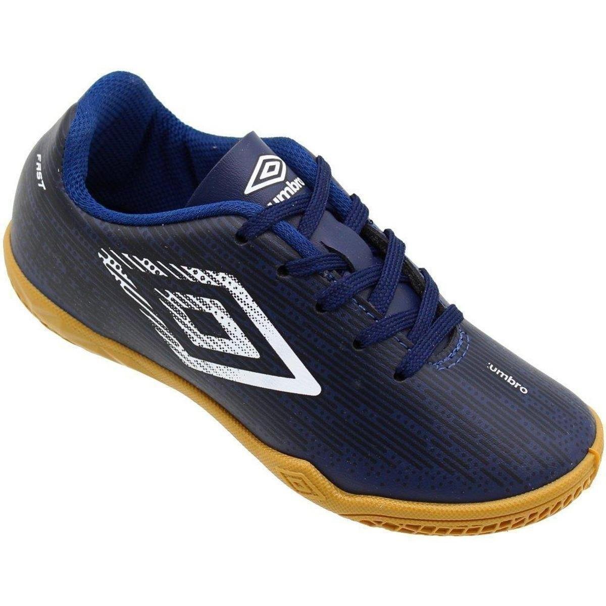 Chuteira Infantil Umbro Fast Jr Futsal Juvenil Futebol Indoor Masculina ...