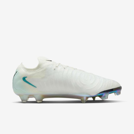 Chuteira Nike Phantom GX II Elite Campo - Branco+Verde | Netshoes