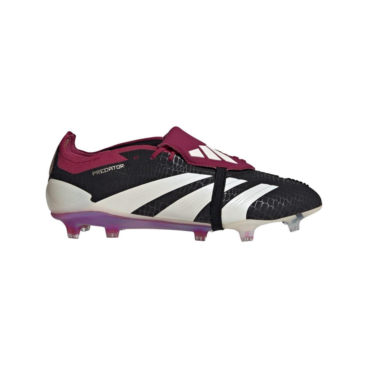 Chuteira Predator Elite Língua Dobrável Campo Adidas - Preto | Netshoes