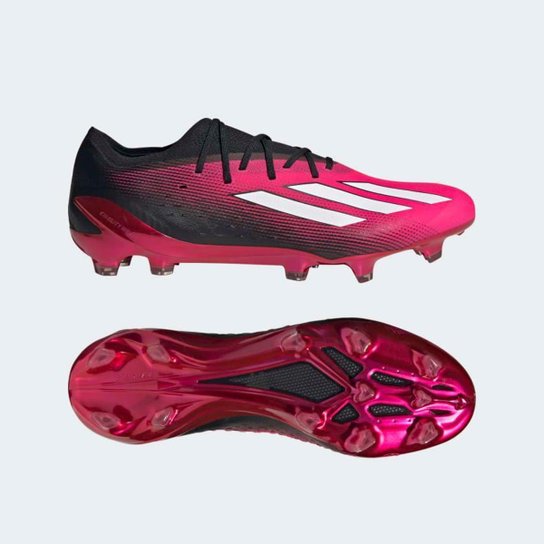 Chuteira X Speedportal.1 Campo - adidas GZ5108 - Rosa | Netshoes