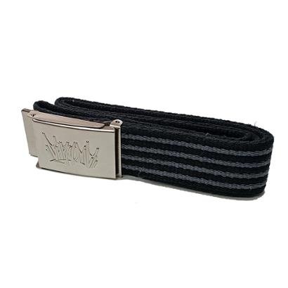 Cinto Chronic Big Básico Listrado Canelado 002 - Preto | Netshoes