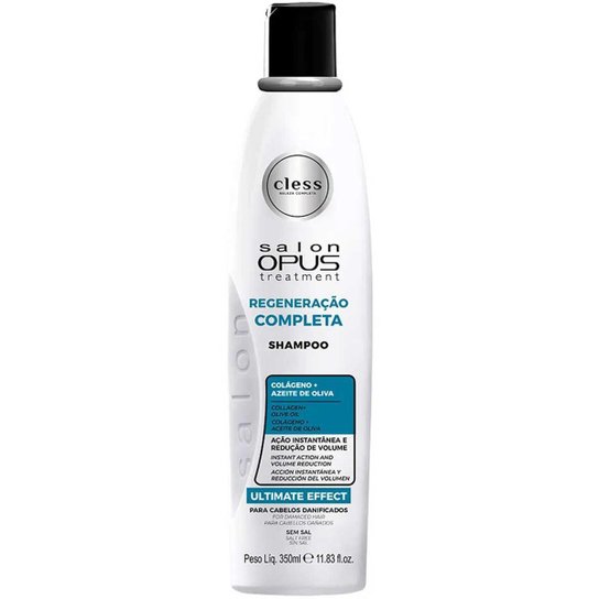 Cless Salon Opus Shampoo Regeneração Completa 350mL - Branco | Netshoes