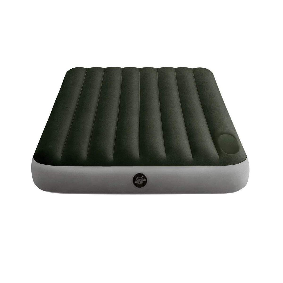 Colchão Inflável Intex Casal Dura-Beam Standard com Bomba de Pé ...