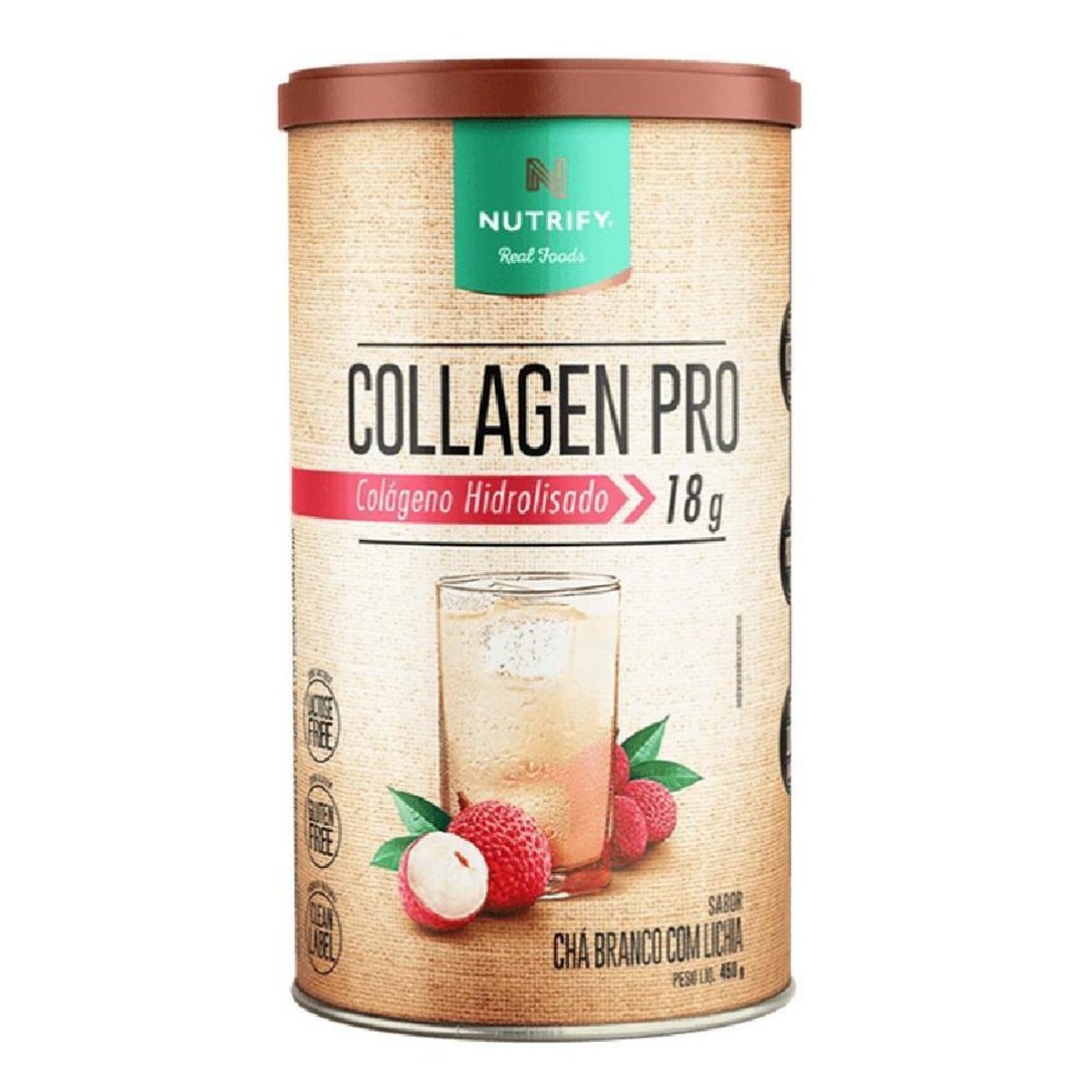 Collagen Pro Body Balance Chá com Lichia - Nutrify 450g - undefined | Netshoes