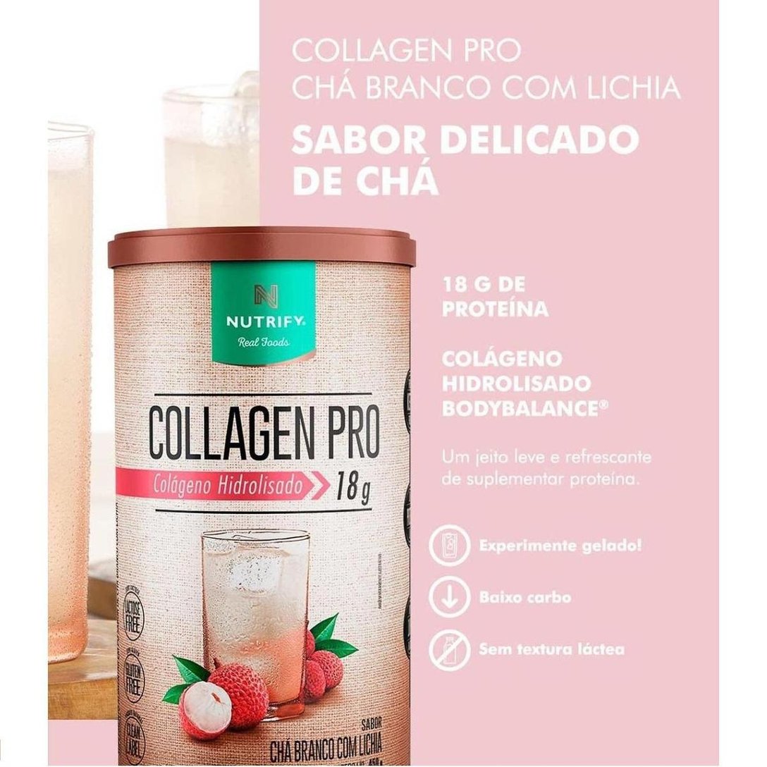 Collagen Pro Body Balance Chá com Lichia - Nutrify 450g - undefined ...