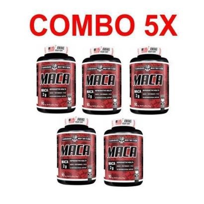 Combo 5x Maca Premium 2000mg - 90 Cáps. Fórmula Importada - undefined ...