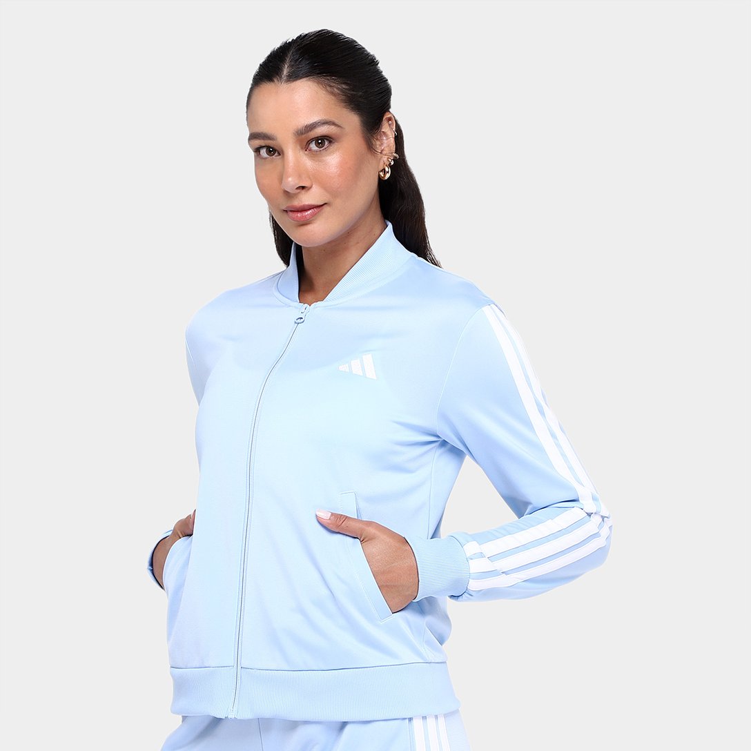 Conjunto Adidas KWS03 Feminino - Azul | Netshoes