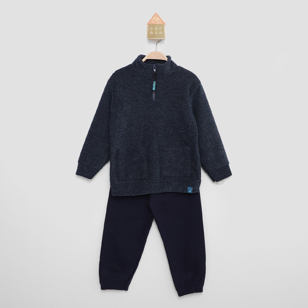 Conjunto Infantil Longo Rei Rex Blusa e Calça Moletom Boucle Menino ...