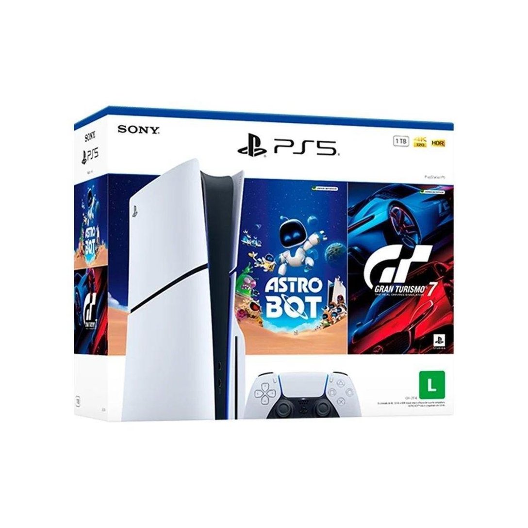 Console Sony PlayStation 5, Com Leitor de Discos, SSD 1TB, Controle Sem ...