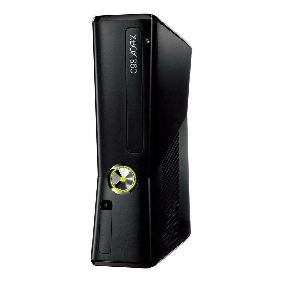 Console Xbox 360 Slim 250GB + Kinect Standard Cor Matte Black + 1 Controle Sem fio - Preto ...