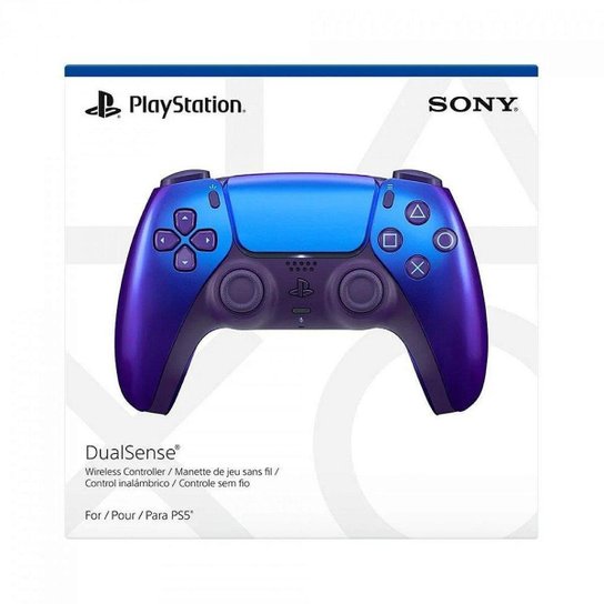 Controle Sony DualSense PS5, Sem Fio, Chroma Indigo - Purple - Unissex ...