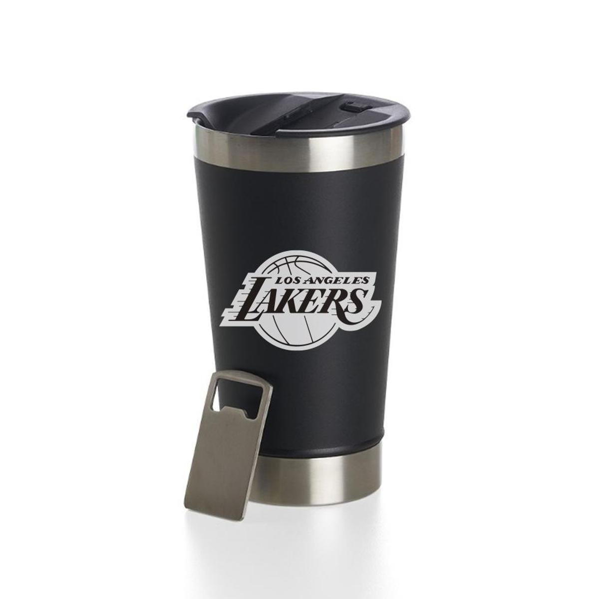 Copo Térmico NBA Los Angeles Lakers 500ML Oficial - Preto | Netshoes