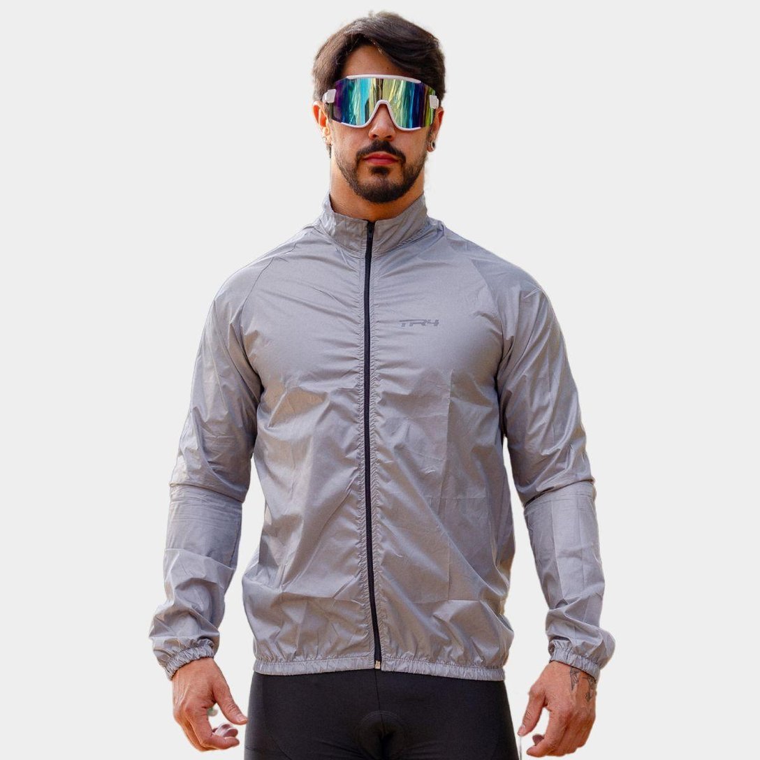 Corta Vento Masculino Impermeável Jaqueta Capa de Chuva Moderno ...