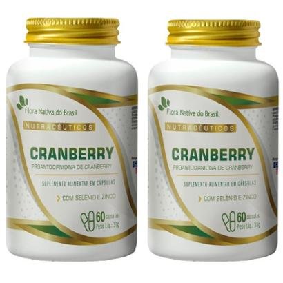 Cranberry 500mg 2 X 60 Capsulas - Flora Nativa - Branco | Netshoes
