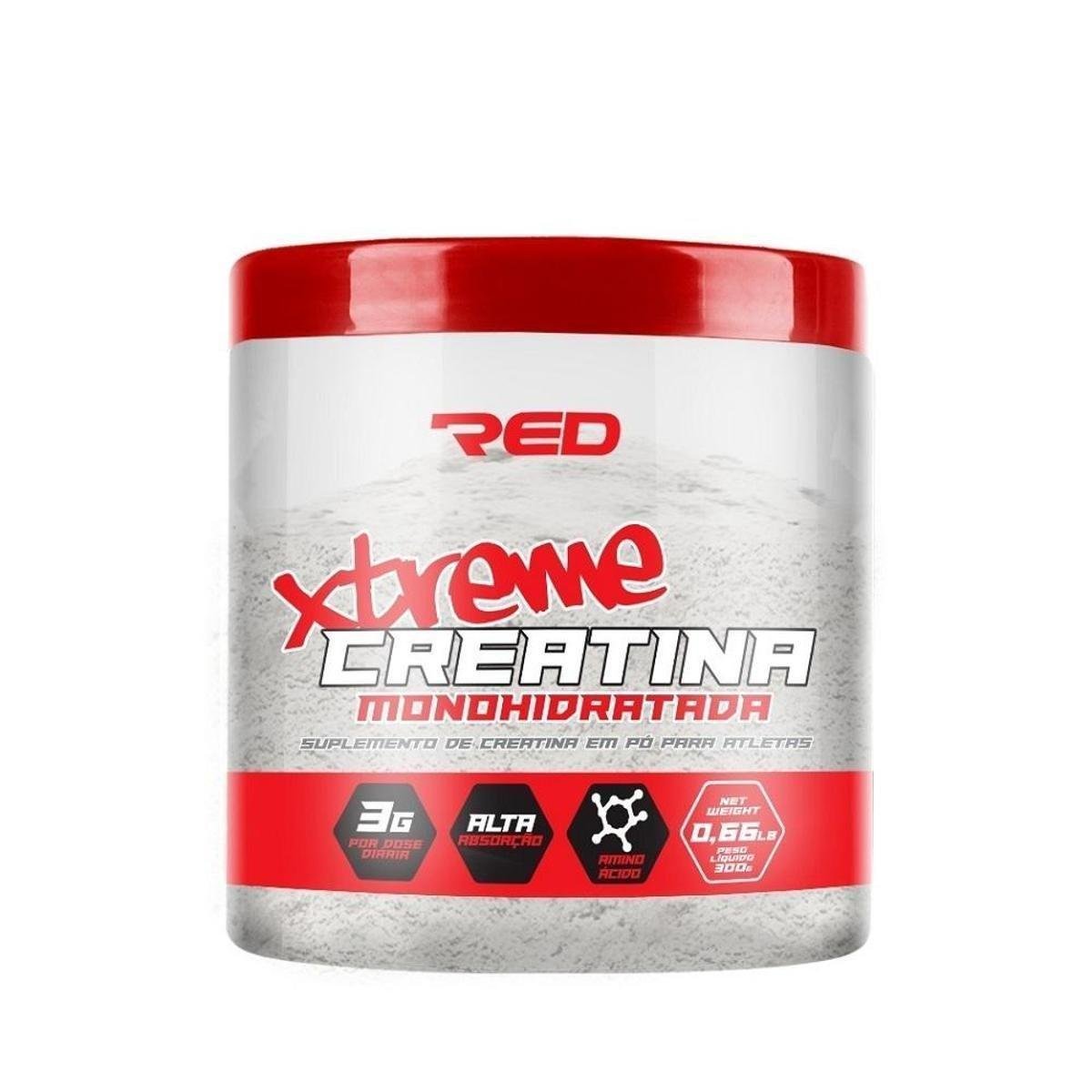 Creatina Xtreme 300gr - Red Series - Sem Sabor | Netshoes