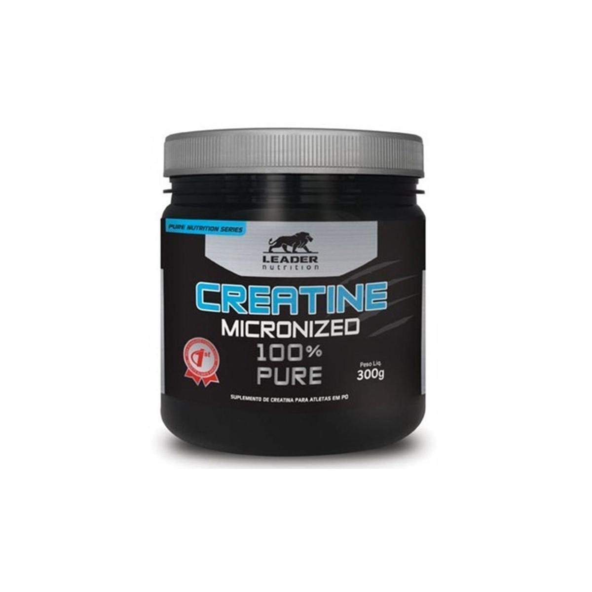 Creatine Micronized 300gr Leader Nutrition Sem Sabor Netshoes