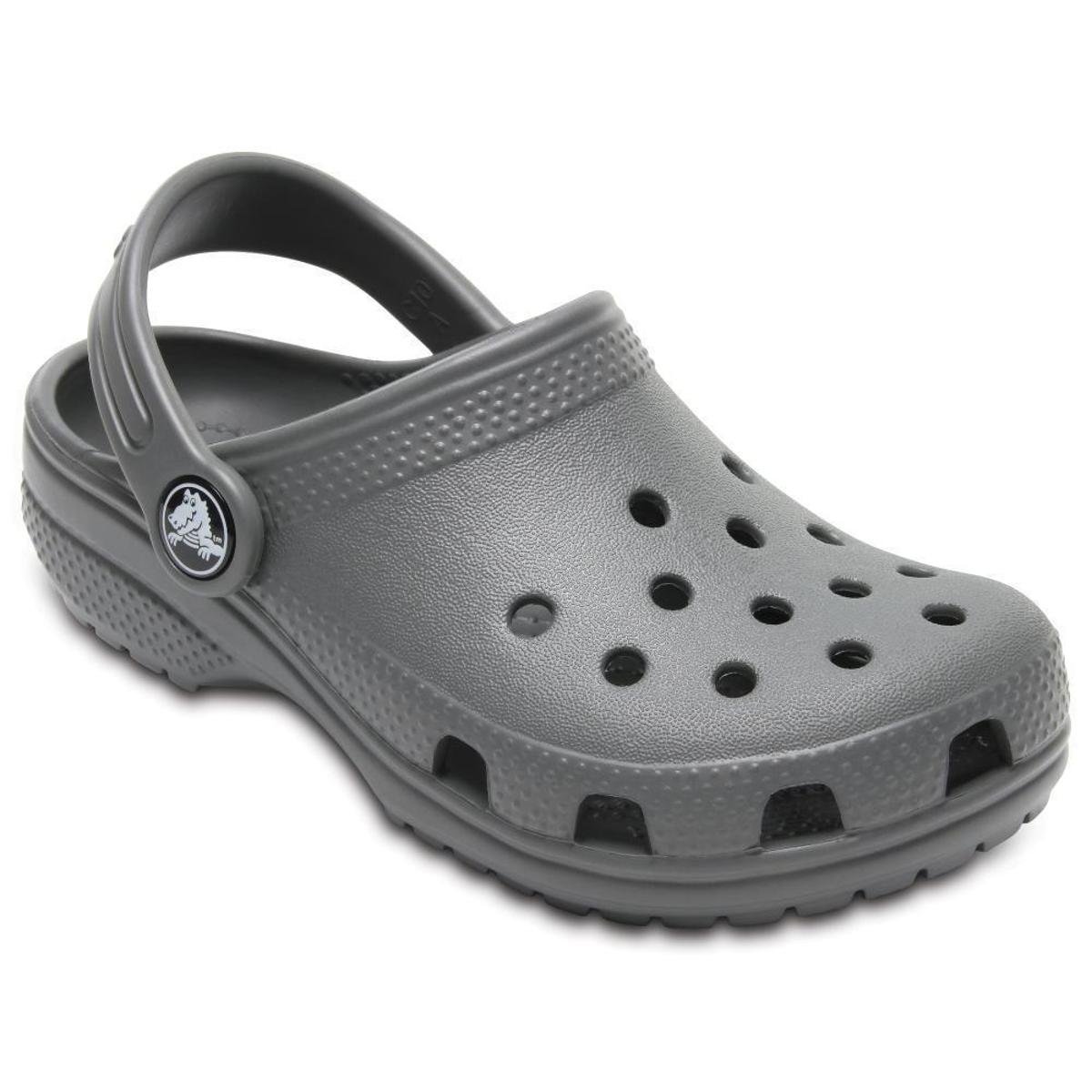 Crocs Classic Clog K Slate Masculino - Cinza | Netshoes