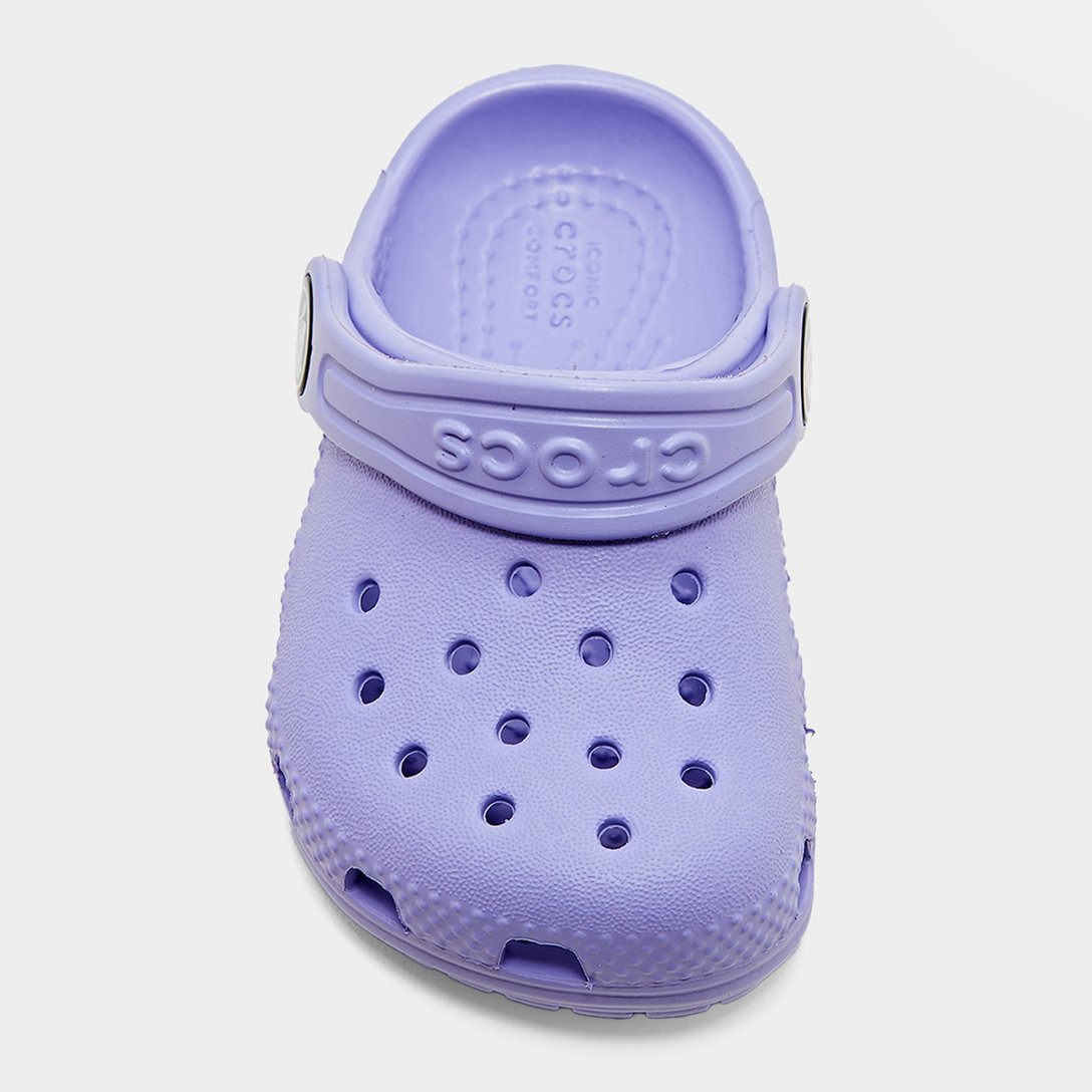Crocs Classic Clog T Menino - Lilás | Netshoes