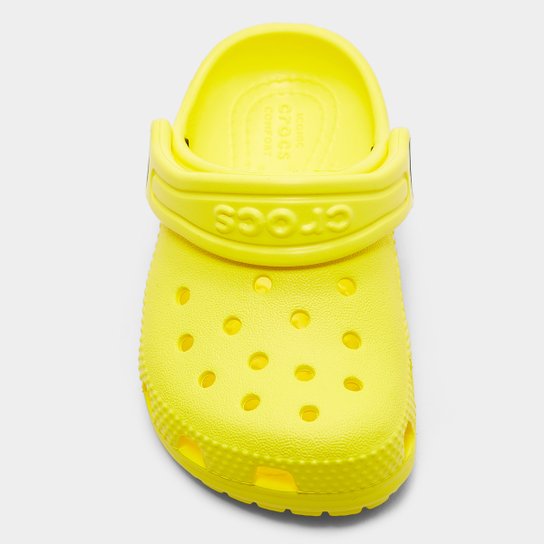 Crocs Classic Clog T Menino - Amarelo | Netshoes