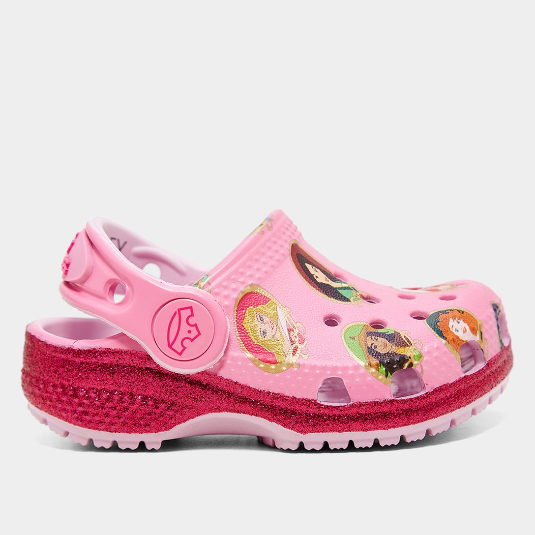 Crocs Infantil Disney Princess Clog - Azul | Netshoes