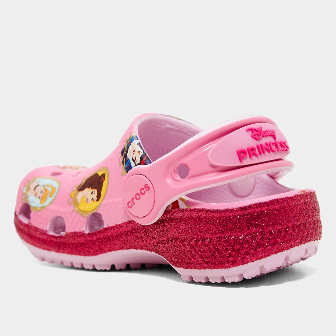 Crocs Infantil Disney Princess Clog - Azul | Netshoes
