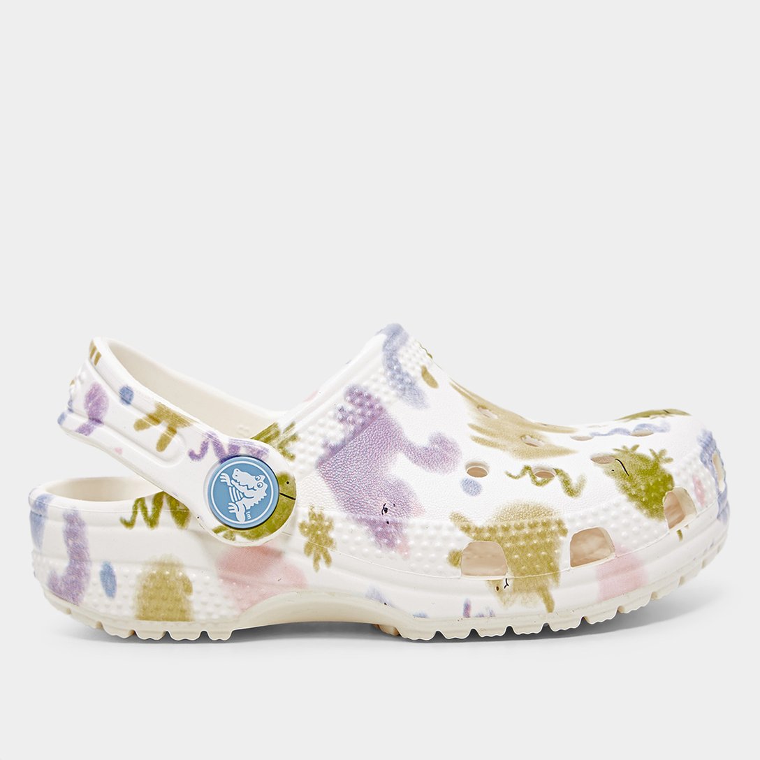Crocs Infantil Pastel Pets Clog K Menina - Branco | Netshoes