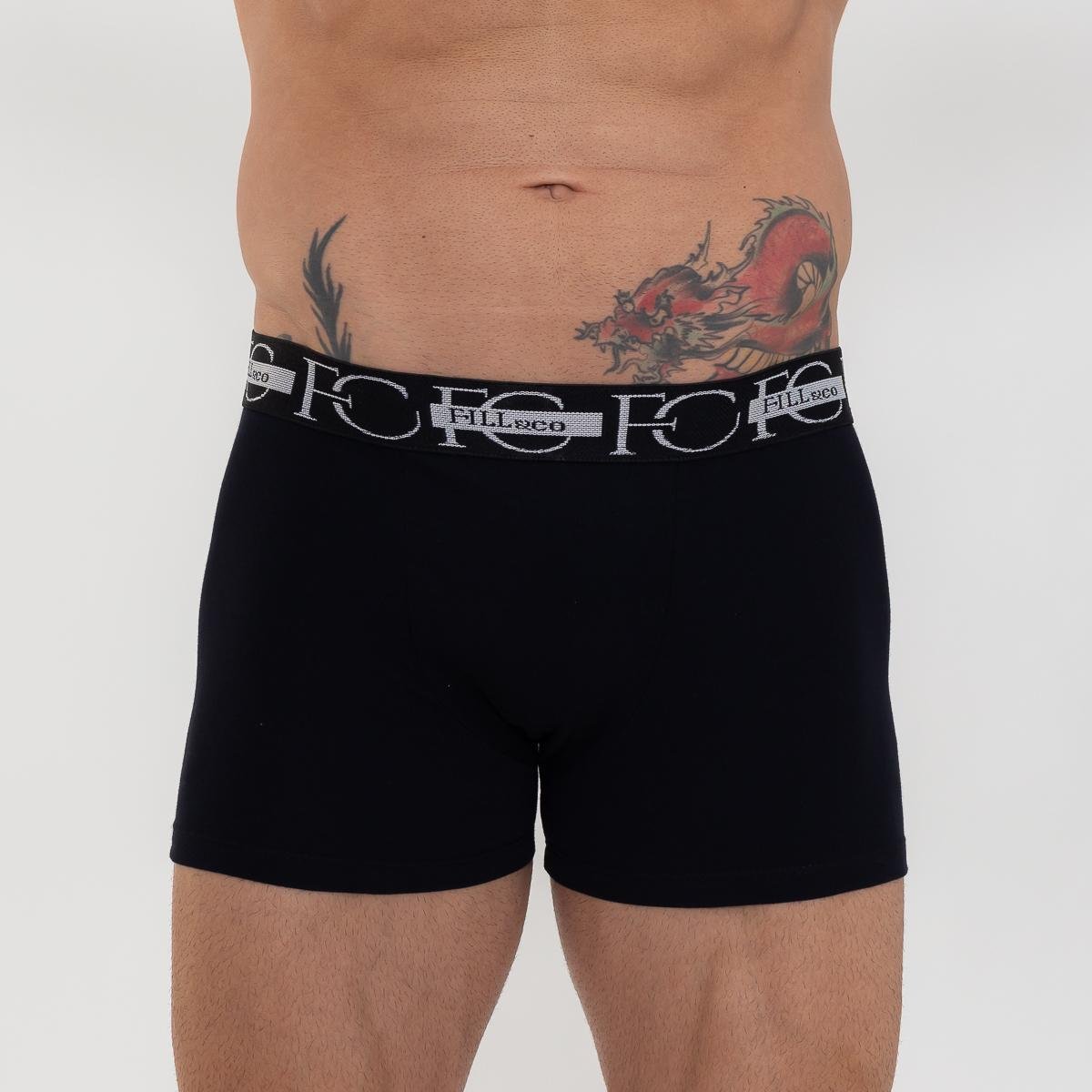 Cueca Box Sem Costura Lateral - Preto | Netshoes