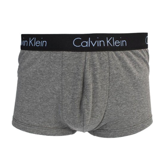 Cueca Boxer Calvin Klein Low Rise Trunk - Cinza | Netshoes
