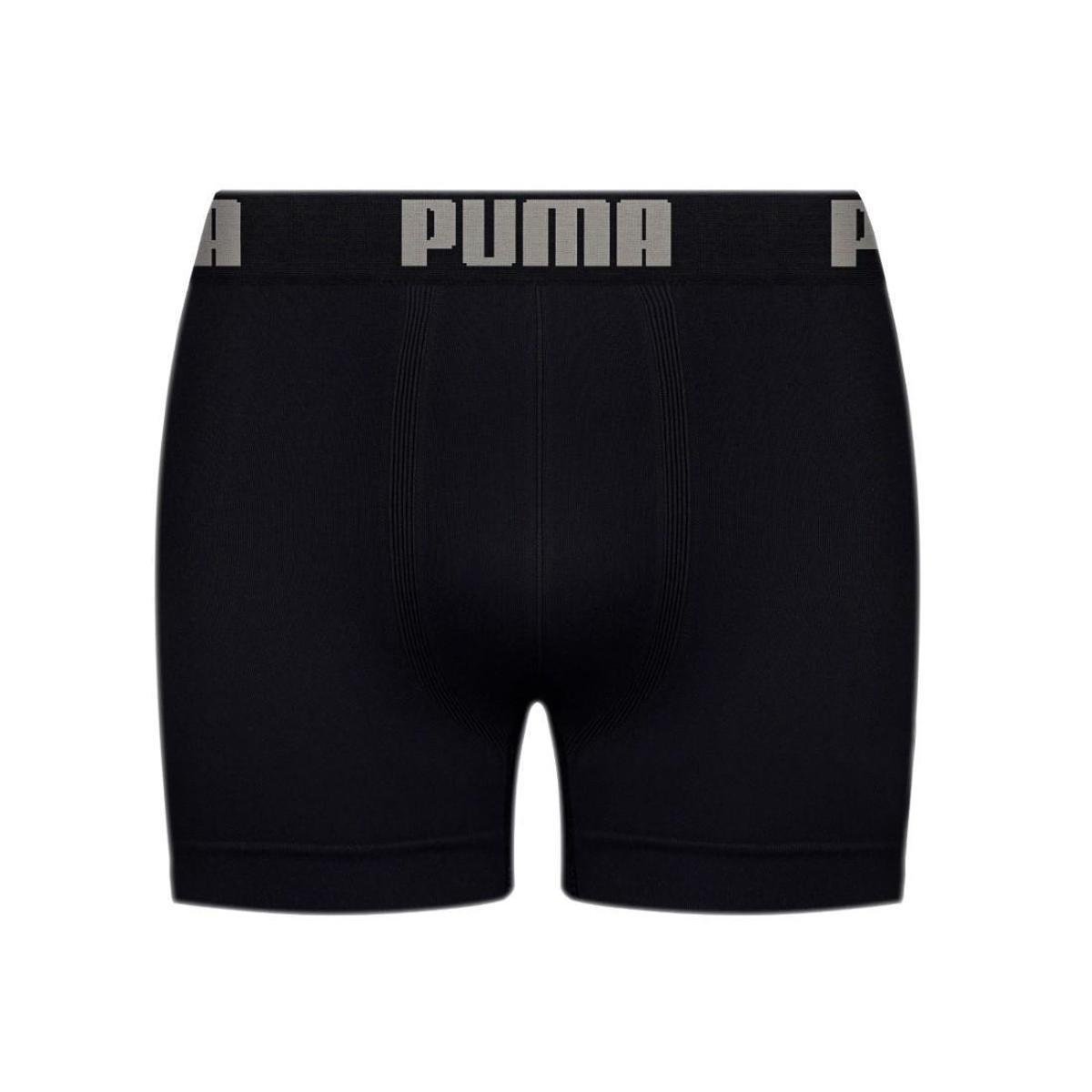Cueca Boxer Puma Sem Costura - Preto | Netshoes