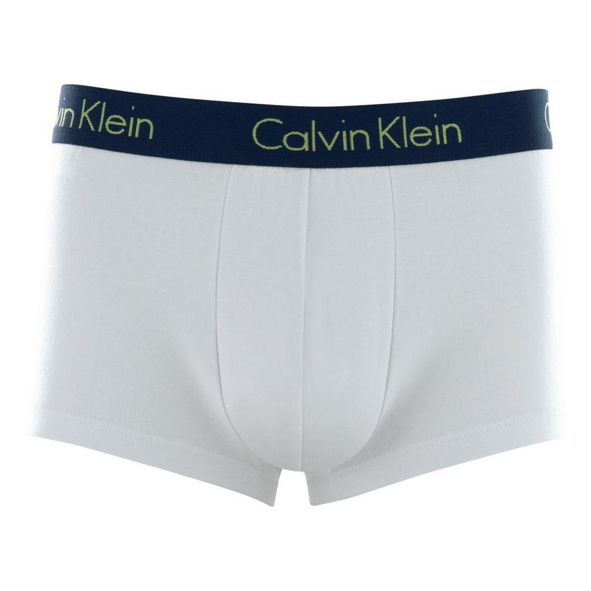 Cueca Calvin Klein Low Rise Trunk Cotton - Branco | Netshoes