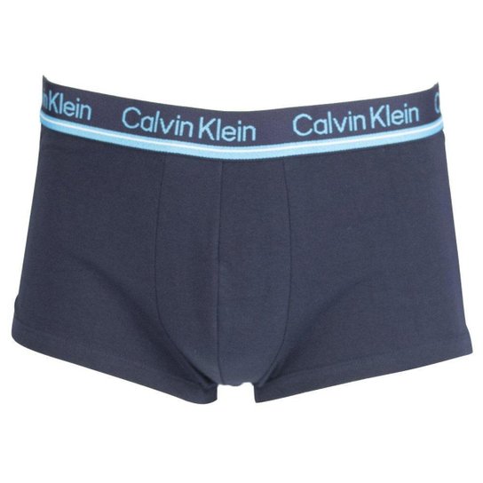 Cueca Calvin Klein Low Rise Trunk Masculina - Azul | Netshoes