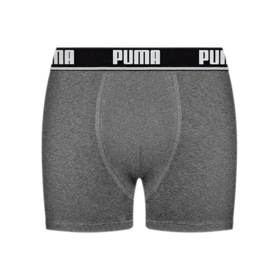 Cueca Homem Boxer Puma Masculino - Cinza | Netshoes