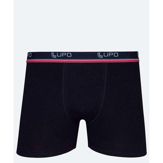Cueca Lupo Boxer Masculina - Preto | Netshoes