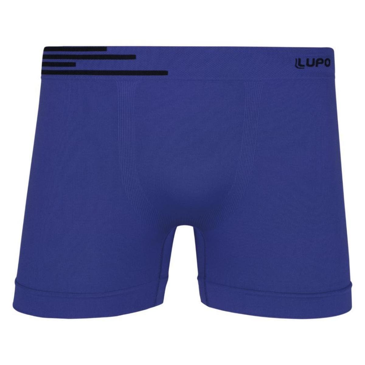 CUECA LUPO BOXER MASCULINO - Azul | Netshoes